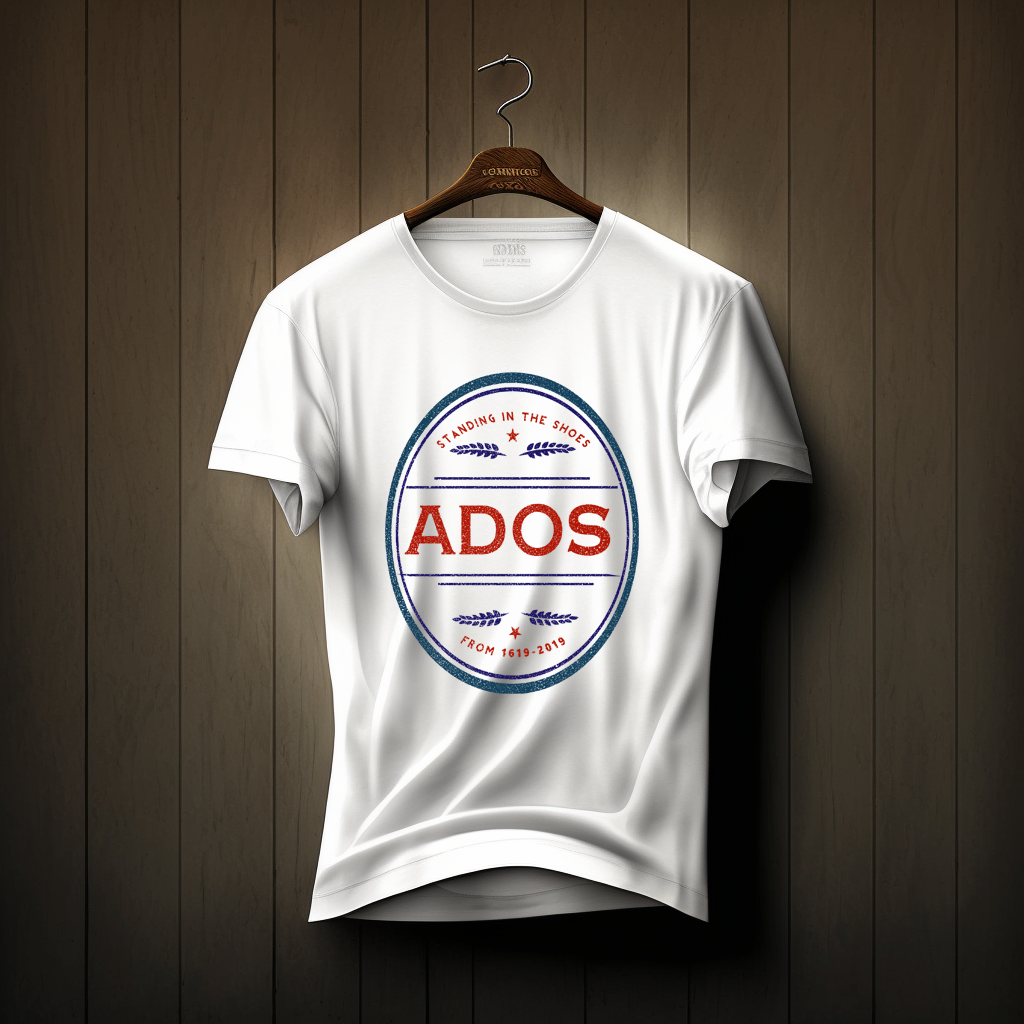 Official ADOS T-Shirt in White – ADOS SHOP (Breaking Brown Media LLC)